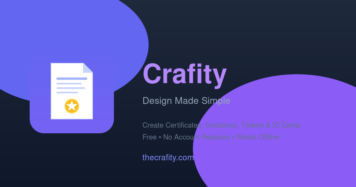 Ticket Generator – Design Once & Bulk Generate Tickets | TheCrafity